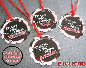 Popular items for soccer gift tags on Etsy