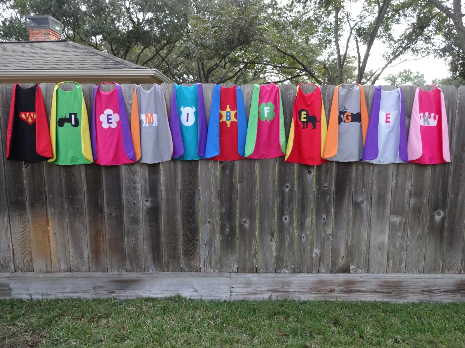 Word Girl Custom Kid's Cape Handmade and by SamanthaLeighDesigns