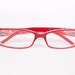 Vintage Foster Grant Red Reading Glasses Eye Glass Women