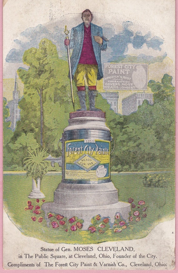 Vintage Gen. Moses Cleveland Topographical