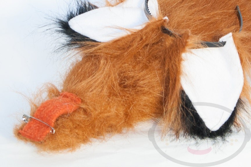 RUST Fox Fluffy Furry Set comes with Ears Tail Wrist