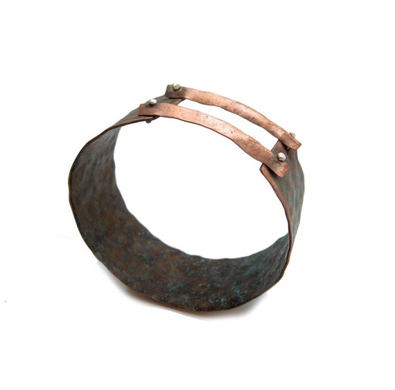 Rustic Copper Bangle Dark Copper Bangle Fall Colors
