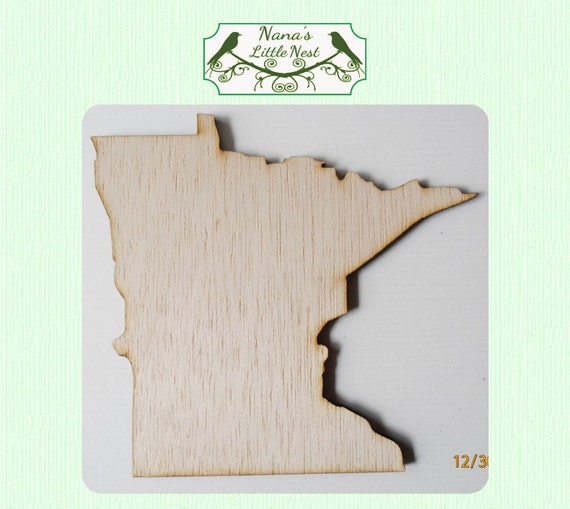 Minnesota State Medium Wood Cut Out Laser Cut
