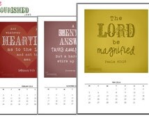 Unique bible verse calendar related items | Etsy