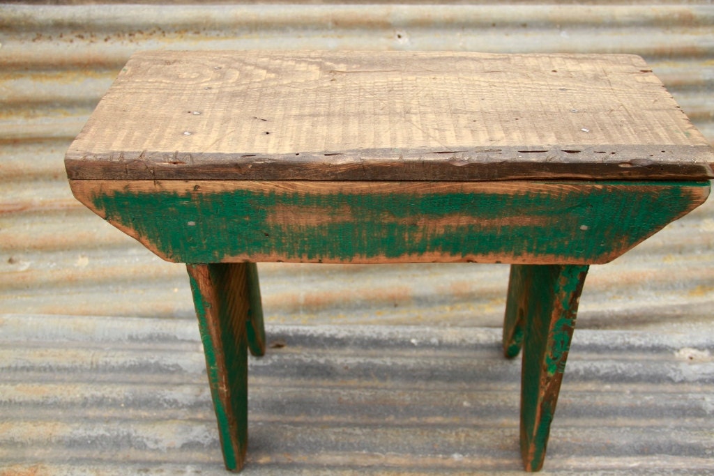 Primitive bench Distressed bench Farm table Wooden Bench