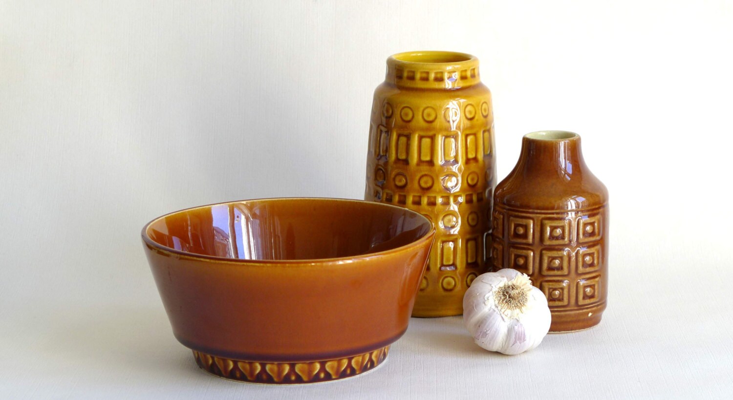 Brown German Vintage Ceramic Bowl from the 70s – Haute Juice