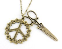 Popular items for flower peace sign on Etsy