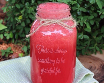 Count Your Blessings Mason Jar Quart Mason Jar