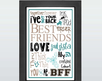 Best Friends, Girlfriends, Best Friends Forever, BFF, Best Friends Art ...