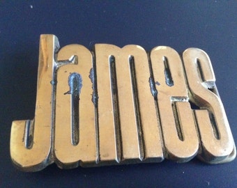 Popular items for James Name on Etsy
