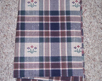 Country plaid fabric | Etsy