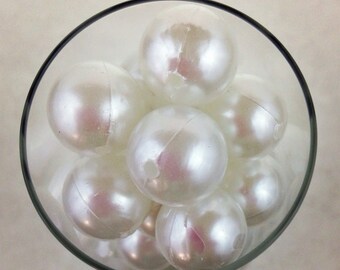Items similar to Ivory Faux Pearls Beads - 14mm - 1lb - Approx 325 pcs ...