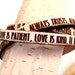 Love is... 1 Corinthians 13:4-8 Daily Reminder Leather wrap