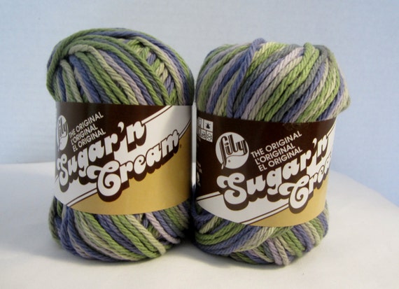 Cotton Yarn Lily Sugar N Cream Yarn Country Side Ombre