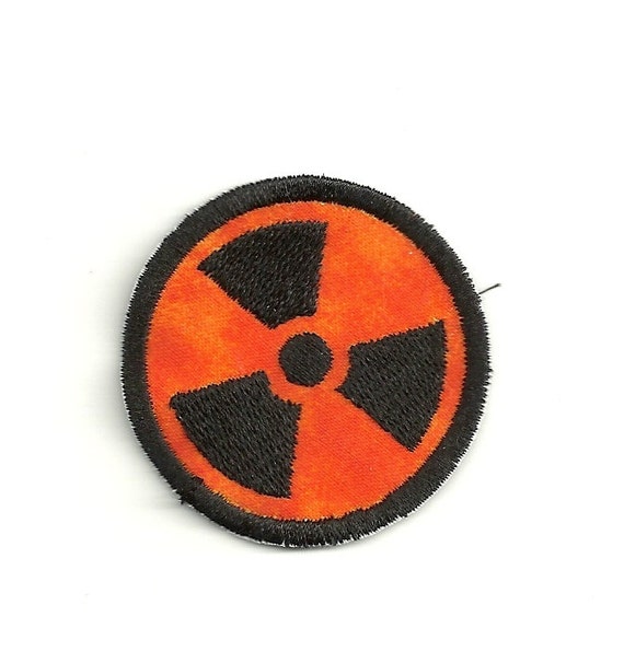 Small Radioactive Sign Patch Custom Made by PatchNation on Etsy