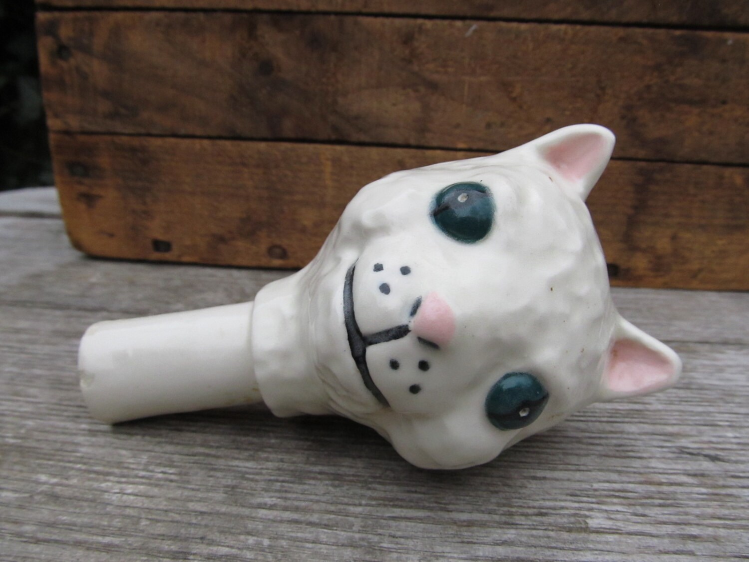 Vintage Cat Doll Head – Strange Ceramic Cat Head