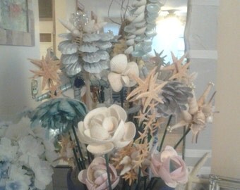 Shell flowers | Etsy