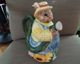 Bunny rabbit pitcher | Etsy