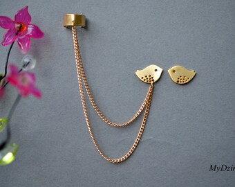 Popular items for bird ear cuff on Etsy
