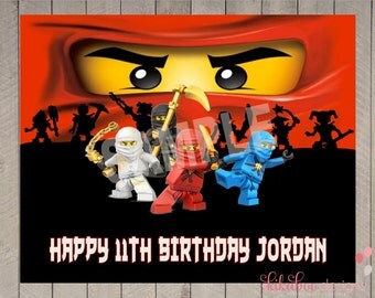 Ninjago Printable Birthday Sign