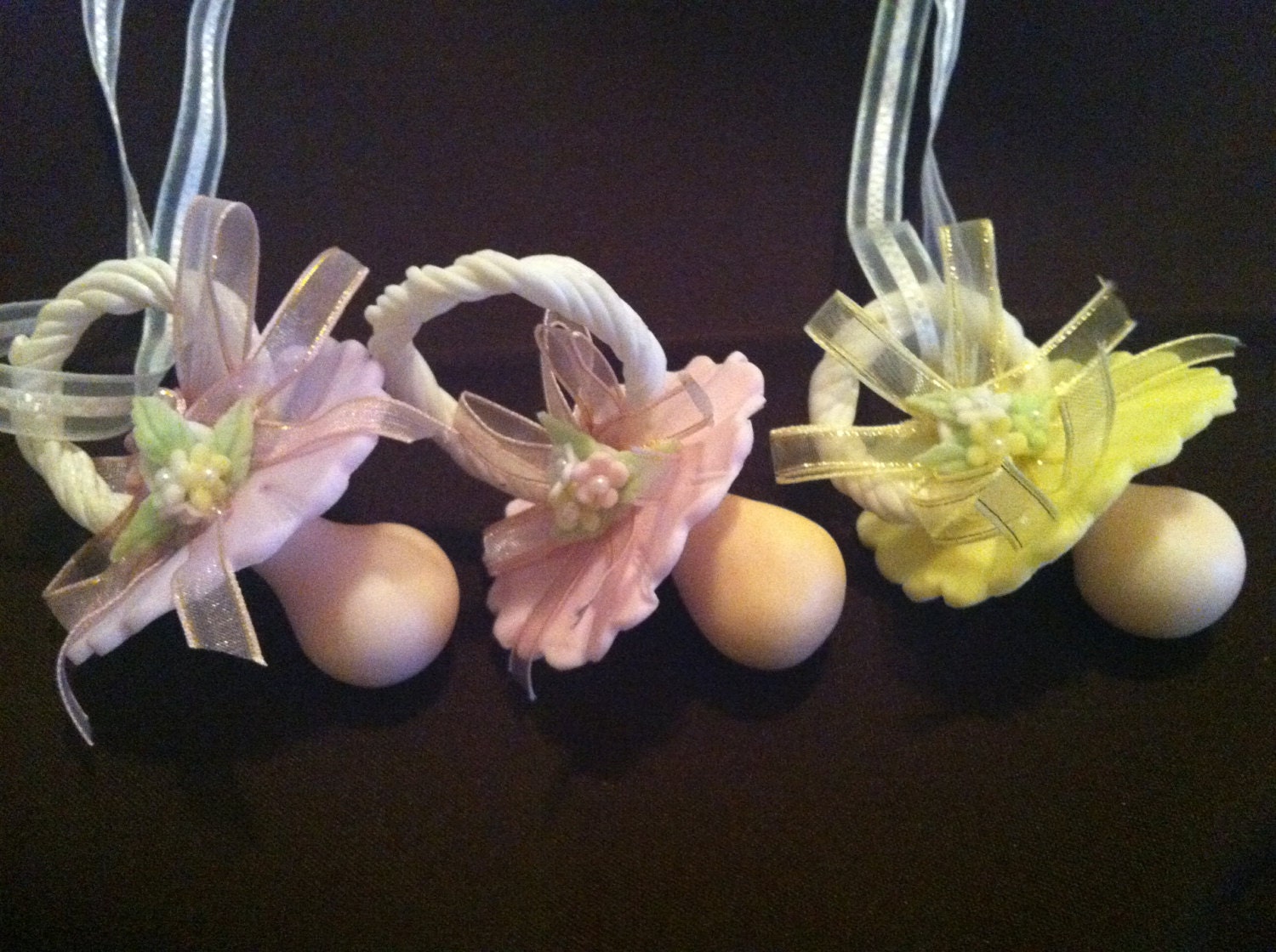 Baby Shower Pacifier Necklace Baby Shower by PartyFavorsMiami