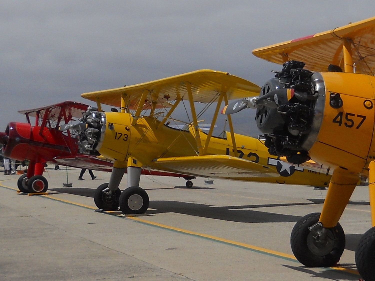 Vintage Biplanes at Airshow by BigAsLifePhotography on Etsy