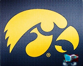 Iowa Hawkeyes licensed mouse pad Carbon Fiber university basketball ...