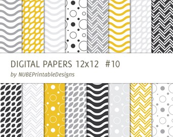 Silver Foil Digital Paper Metallic Silver Digital Paper