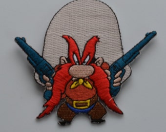 YOSEMITE SAM GUNS 3" Looney Tunes Embroidered Patch