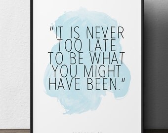 Popular items for it is never too late on Etsy