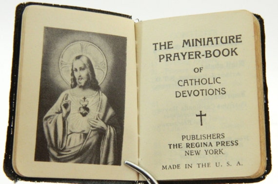 Miniature Prayer Book of Catholic Devotions 1929 Regina Press