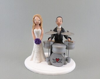 Drums cake topper | Etsy