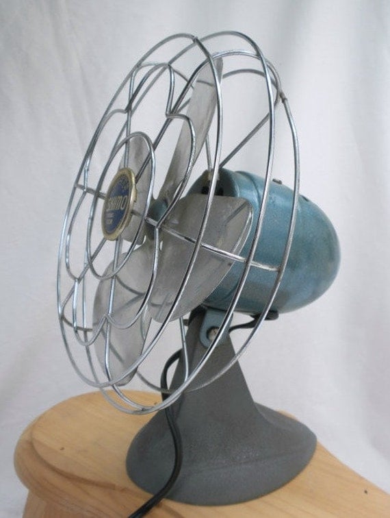 vintage Eskimo fan Model 1100R 1950's electric table