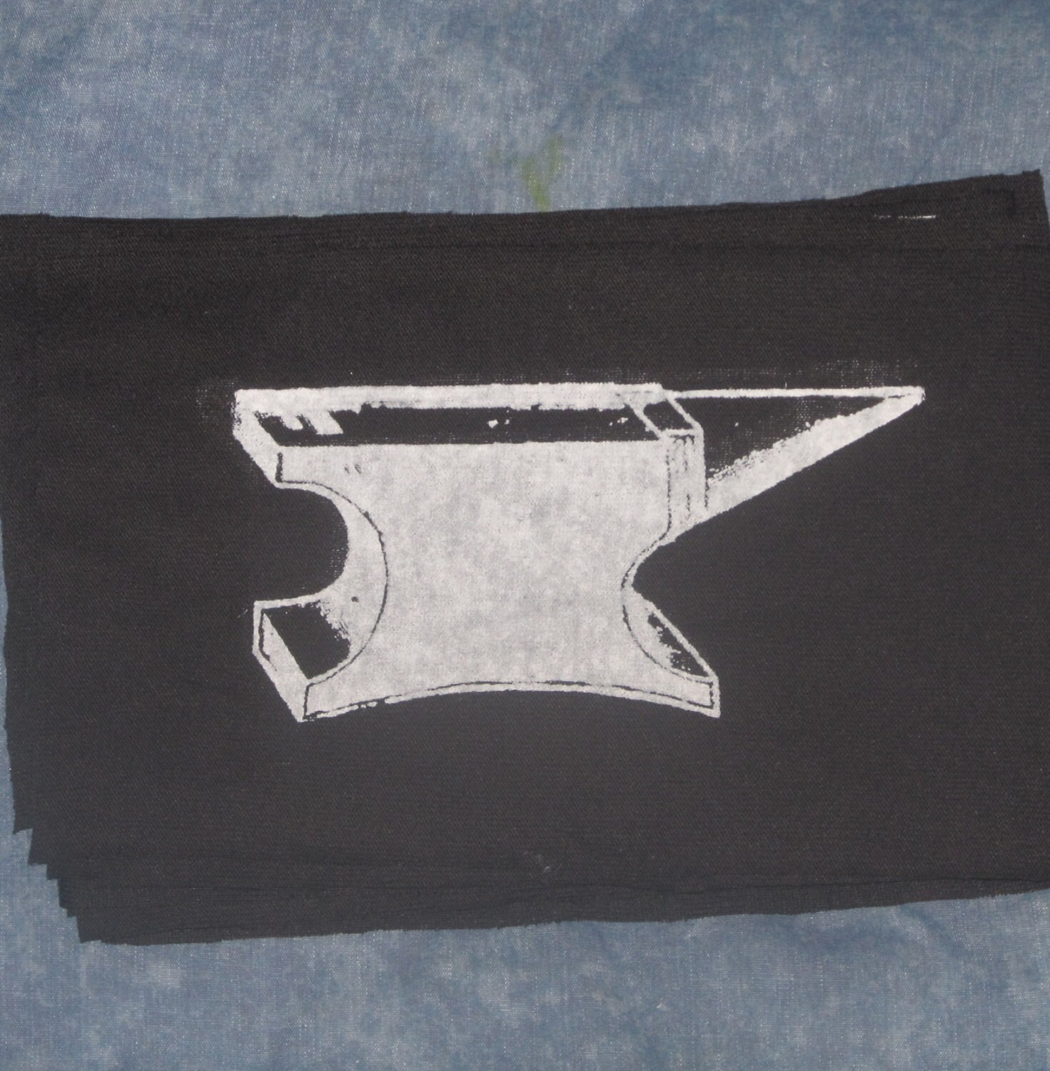 Anvil Patch Punk patches Blacksmith Choose Color Black