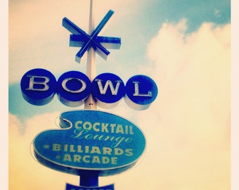 Bowling alley sign | Etsy