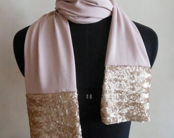 Popular items for sequin scarf on Etsy