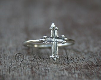 Unique crucifix ring related items | Etsy