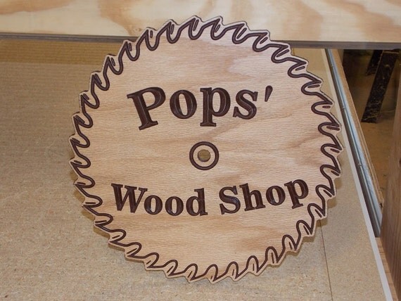 Old Wood Shop Signs