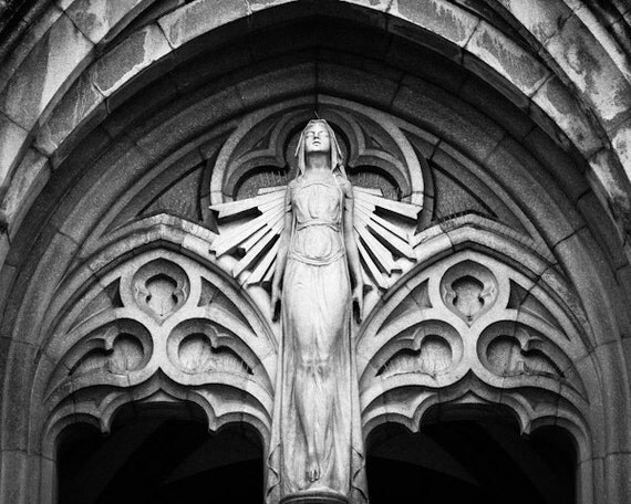 Items similar to Architecture photography, Gothic architecture, dark ...