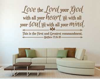 Christian Wall Decals Custom orders Bible by WeAreVinylDesigns