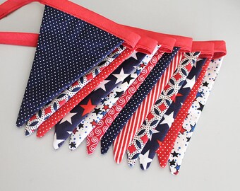 Patriotic bunting | Etsy