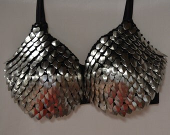 Dragonhide Armor Gauntlets Phoenix knitted scale by Crystalsidyll