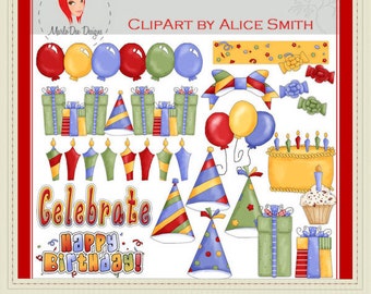 Popular items for birthday boy clipart on Etsy
