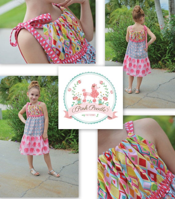 Girls PDF Sewing Pattern Dress Pattern The Addison Maxi