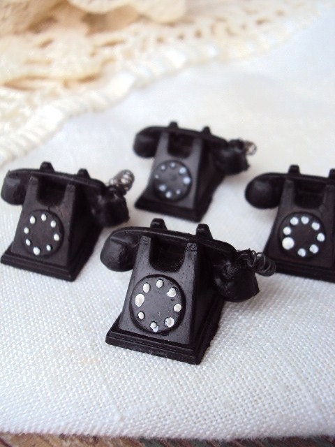 Vintage 50s Telephone Mid Century Rotary dial Miniature Phone – Haute Juice