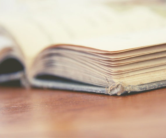 Old Book Photograph vintage book still life by FirstLightPhoto