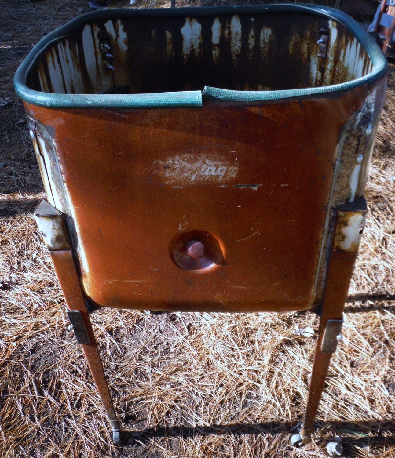 Antique Washing Machine Cabinet-Tub For Retail Product Display (Item ...