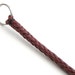 Mens Key Chain Braided Leather Key Chain With by SanFilippoLeather