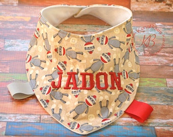 Police Pacifier Clip: Personalized Badge Binky Holder by KenaBows