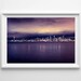 Seattle Skyline Purple Wall Art Purple Home by TanyaHarrisonPhoto